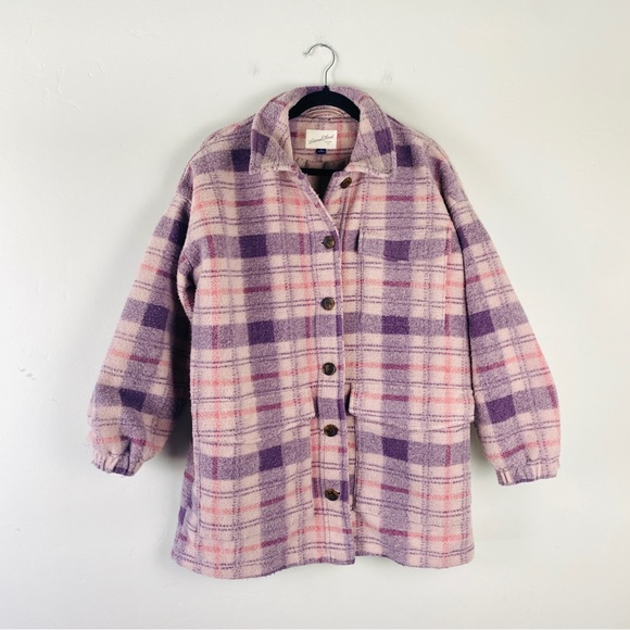 Universal Thread | Jackets & Coats | Universal Thread Pinkpurple Plaid ...